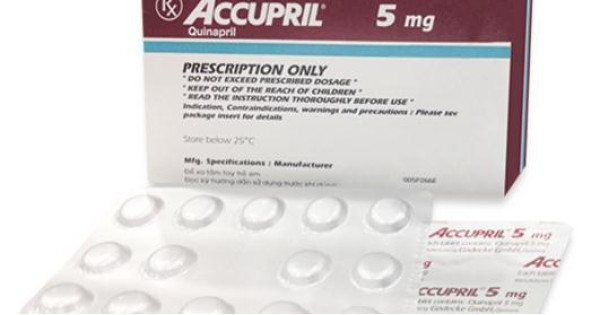 Tư vấn sử dụng thuốc Accupril